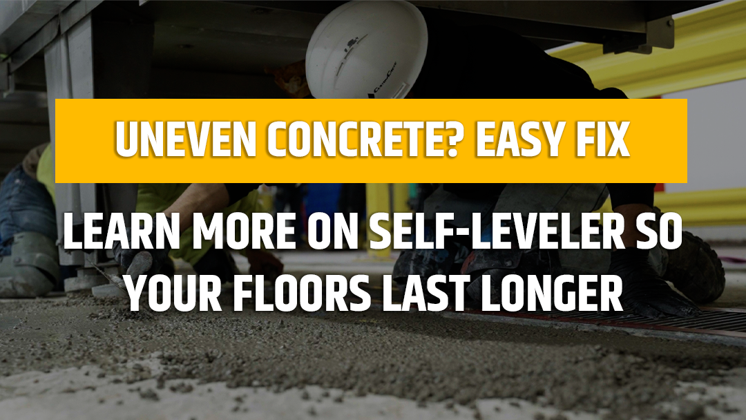Self-Leveling Cementitious Underlayment | CustomCrete